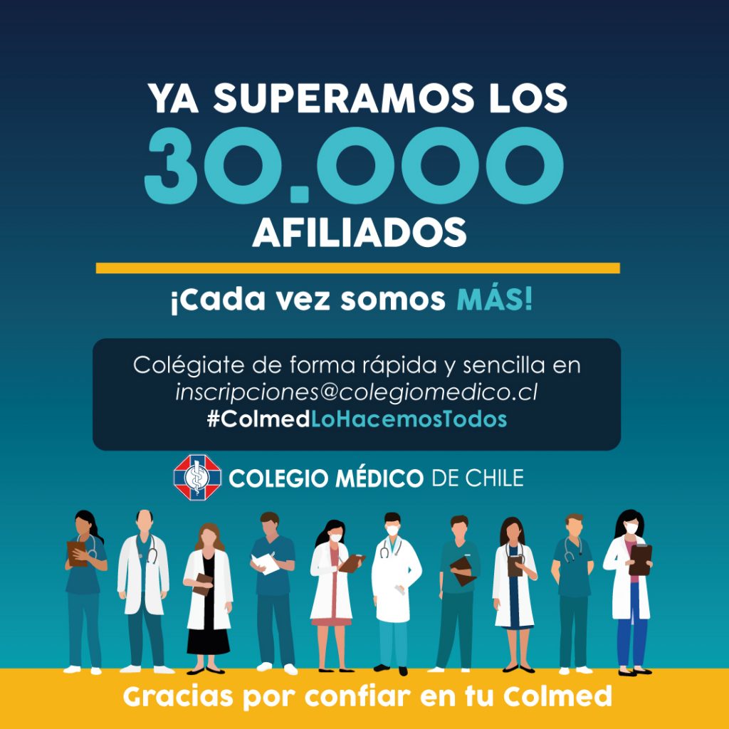 ¡Colmed supera los 30 mil colegiados! | Colegio Médico