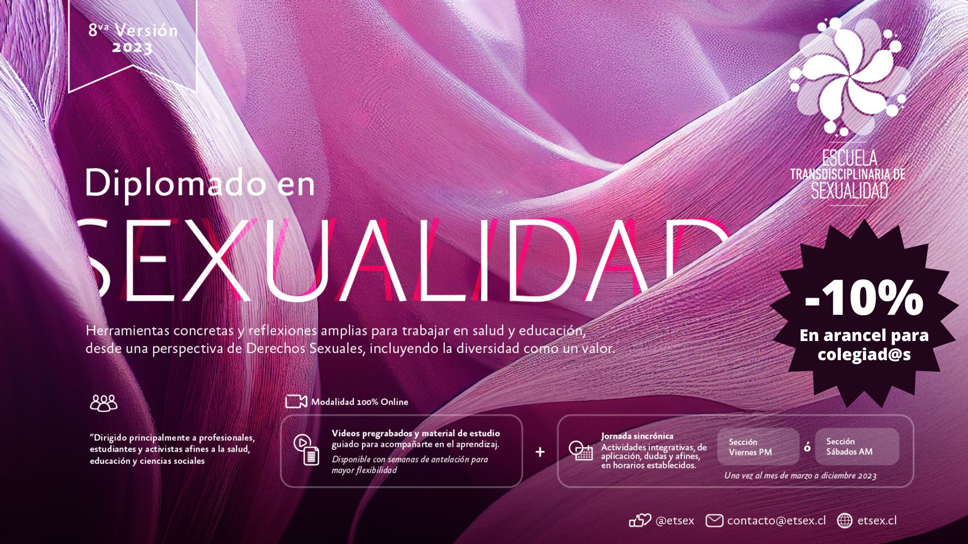 Diplomado En Sexualidad 2023 Etsex Colegio Médico