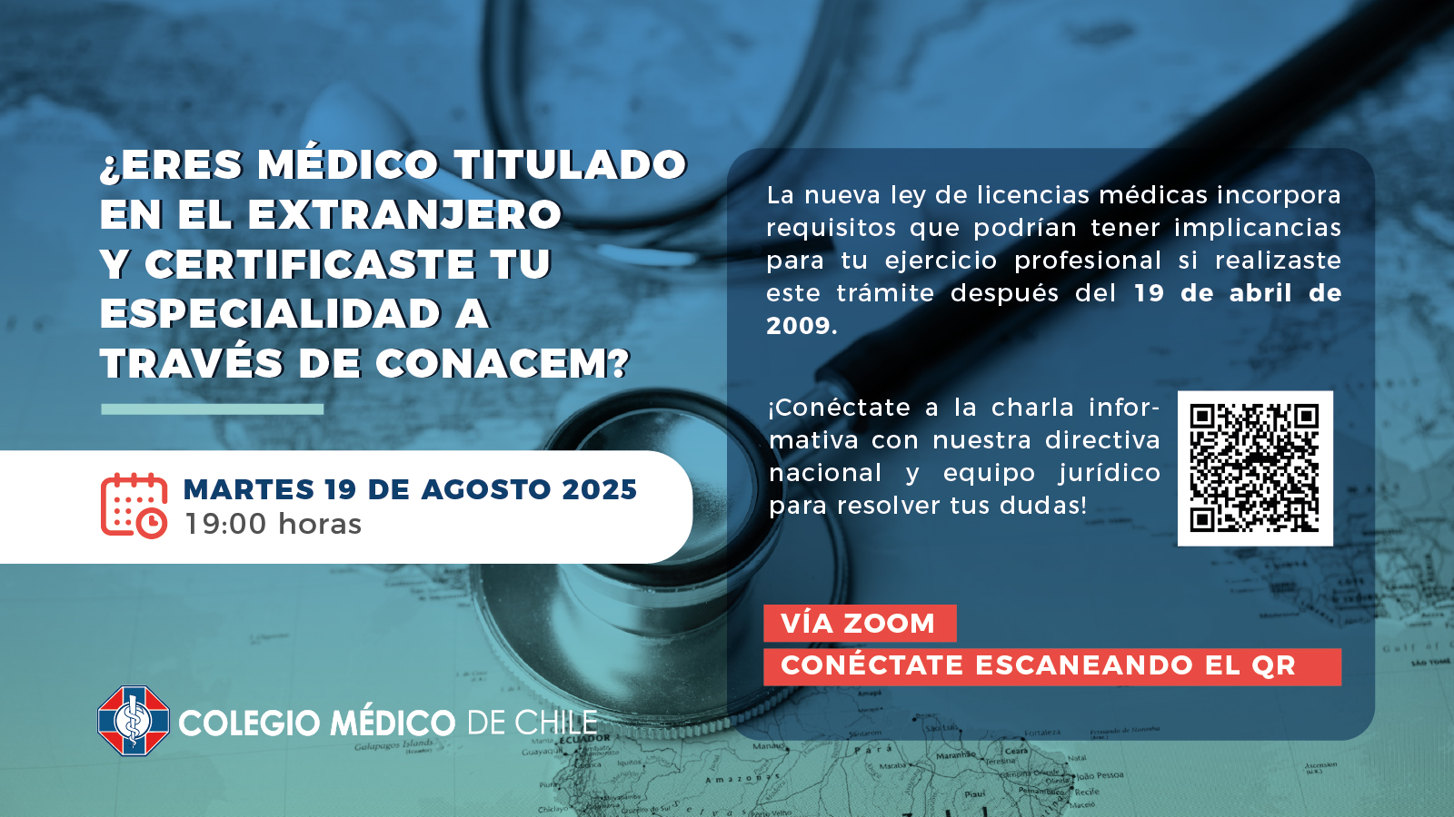 Charla informativa para médicos titulados en el extranjero y ...
